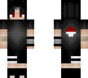naruto sasuke chunin exams boy uchiha black ninja sweat | Minecraft Skins