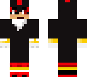 shadow the hedgehog | Minecraft Skins