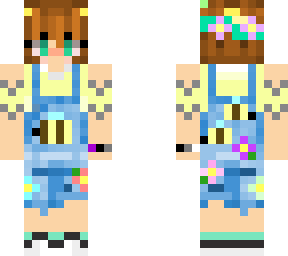 Spring Bee Overalls | Minecraft Skin