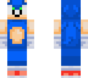 Updated tripolar sonic | Minecraft Skin