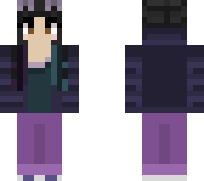 ?? Girl with cool RGB pants! ?? | Minecraft Skin