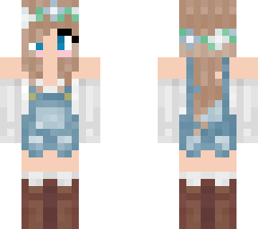 Blushing Farmer Girl | Minecraft Skin