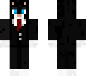 gato con traje | Minecraft Skins