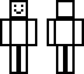 outlined skin parts | Minecraft Skin