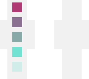 plum & turquoise | Minecraft Skin