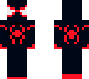 Spider man Miles Morales | Minecraft Skin