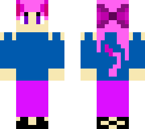 my little sister's Meif'wa skin | Minecraft Skin