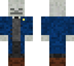 Skeleton in Blue | Minecraft Skin