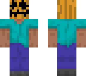 Steve with a Cute Pumpkin Head | Minecraft Skin