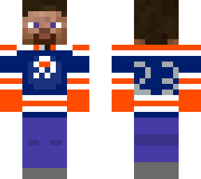 Edmonton Oilers Home Jersey (2023 Playoffs) | Minecraft Skin