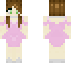 Pink dress | Minecraft Skin