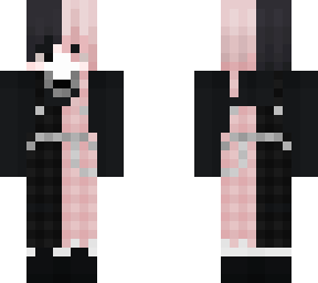 pink and black overalls | Minecraft Skins