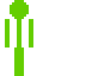 Stickfigure Green (idea by Alan Becker) | Minecraft Skin