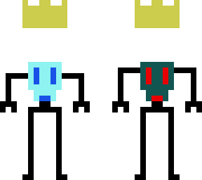 The Stickman Skull King | Minecraft Skin