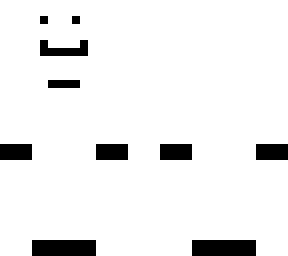 White With A Funny Face. | Minecraft Skin