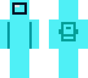 among us cyan skin | Minecraft Skin