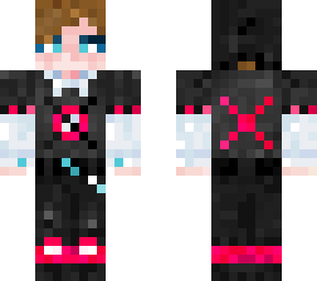 goth neon scene scenecore androgynous nonbinary | Minecraft Skins