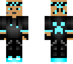 Bald DashMister w/ patten bandana | Minecraft Skin