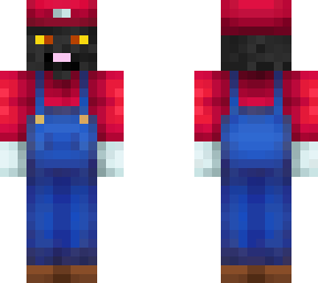 Black Cat Mario (Requested) (Skindex Mario) | Minecraft Skin