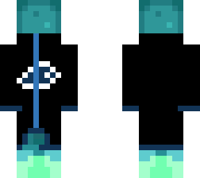 blue akatsuki glow squid | Minecraft Skin