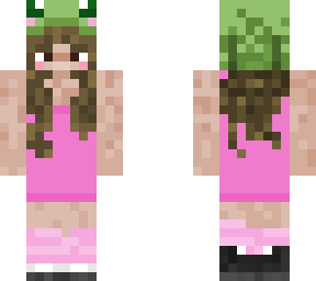 fixed pink fit girly | Minecraft Skin