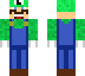 Minecraft Papercraft Luigi