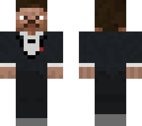 Muscular Tuxedo Steve | Minecraft Skin
