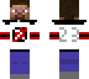 New Jersey Devils Away Jersey (2023 Playoffs) | Minecraft Skin