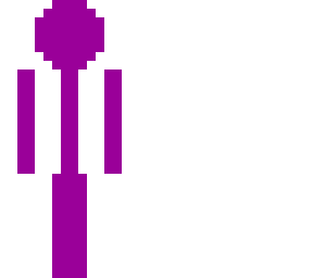 Stickfigure Purple (idea by Alan Becker) | Minecraft Skin