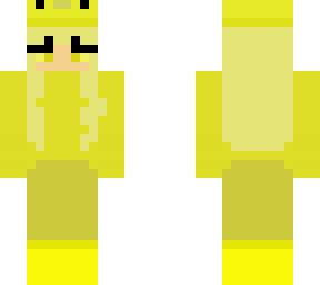 yellow axolotl | Minecraft Skins