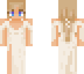 Alex wedding dress braid | Minecraft Skin