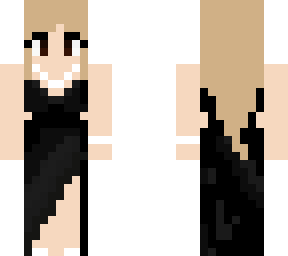 Beautiful Black Dress | Minecraft Skin