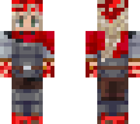 Bloody Estelle Knight Uniform | Minecraft Skin