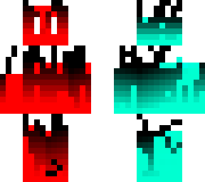 red and blue | Minecraft Skins