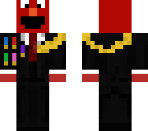 elmo in suit | Minecraft Skin