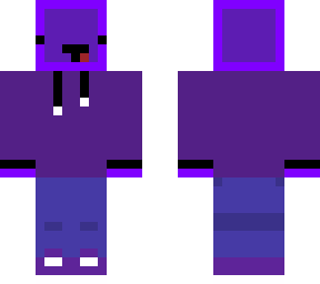 Purple derpy slime | Minecraft Skin