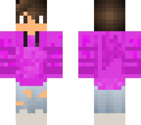Purple hoodie | Minecraft Skin