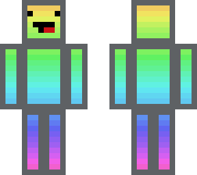 rainbow derp | Minecraft Skins