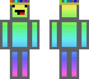rainbow derp | Minecraft Skins