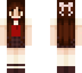 sweater vest academic girl | Minecraft Skin