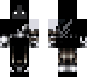 The Hooded Dark Knight | Minecraft Skin