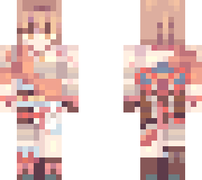 . niwabi fire dance~ . | Minecraft Skin