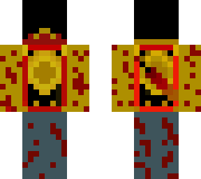 Assassin with fire blade and blood covered! | Minecraft Skin