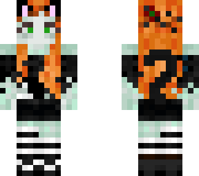 Black Cat Zombiecleo | Minecraft Skin