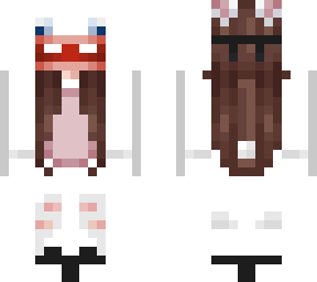 girl bunny rabbids | Minecraft Skin
