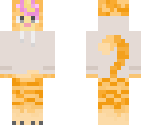 My OC w/ dyed head fluff!!! | Minecraft Skin