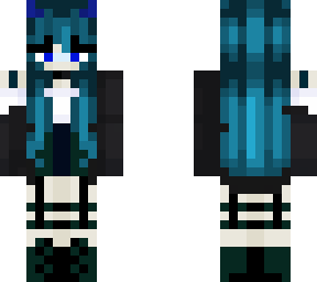 sculk girl | Minecraft Skins