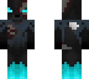 Withered Black Fox | Minecraft Skin