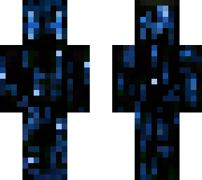 Binary Steve Blue | Minecraft Skin