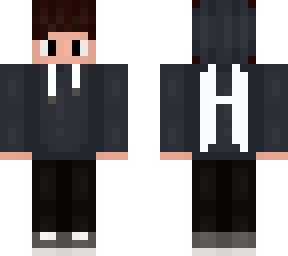 boy in a black hoodie | Minecraft Skins
